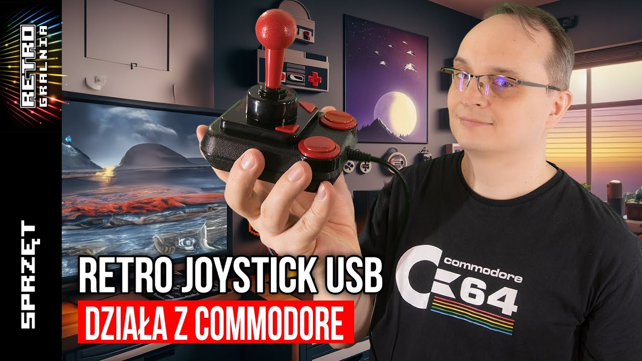 🕹️Jak podłączyć joystick USB do Commodore 64? Competition Pro Extra ...